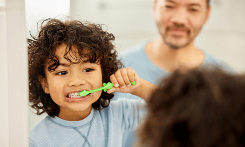 Teach your child good oral health habits